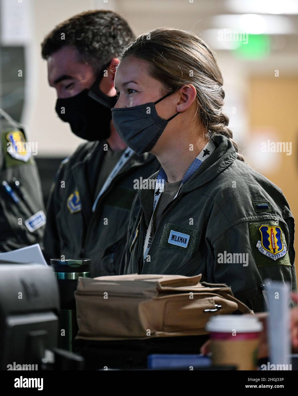 U.S. Air Force Lt. Kirsten Eissman, 58th Fighter Squadron F-35A ...