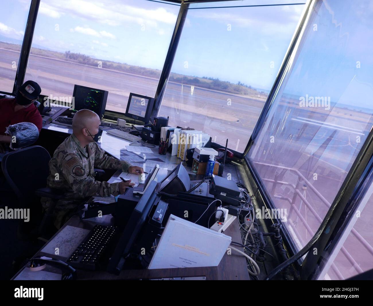 Tech Sgt. Mark Alejo, 297th Air Traffic Control Squadron air traffic ...