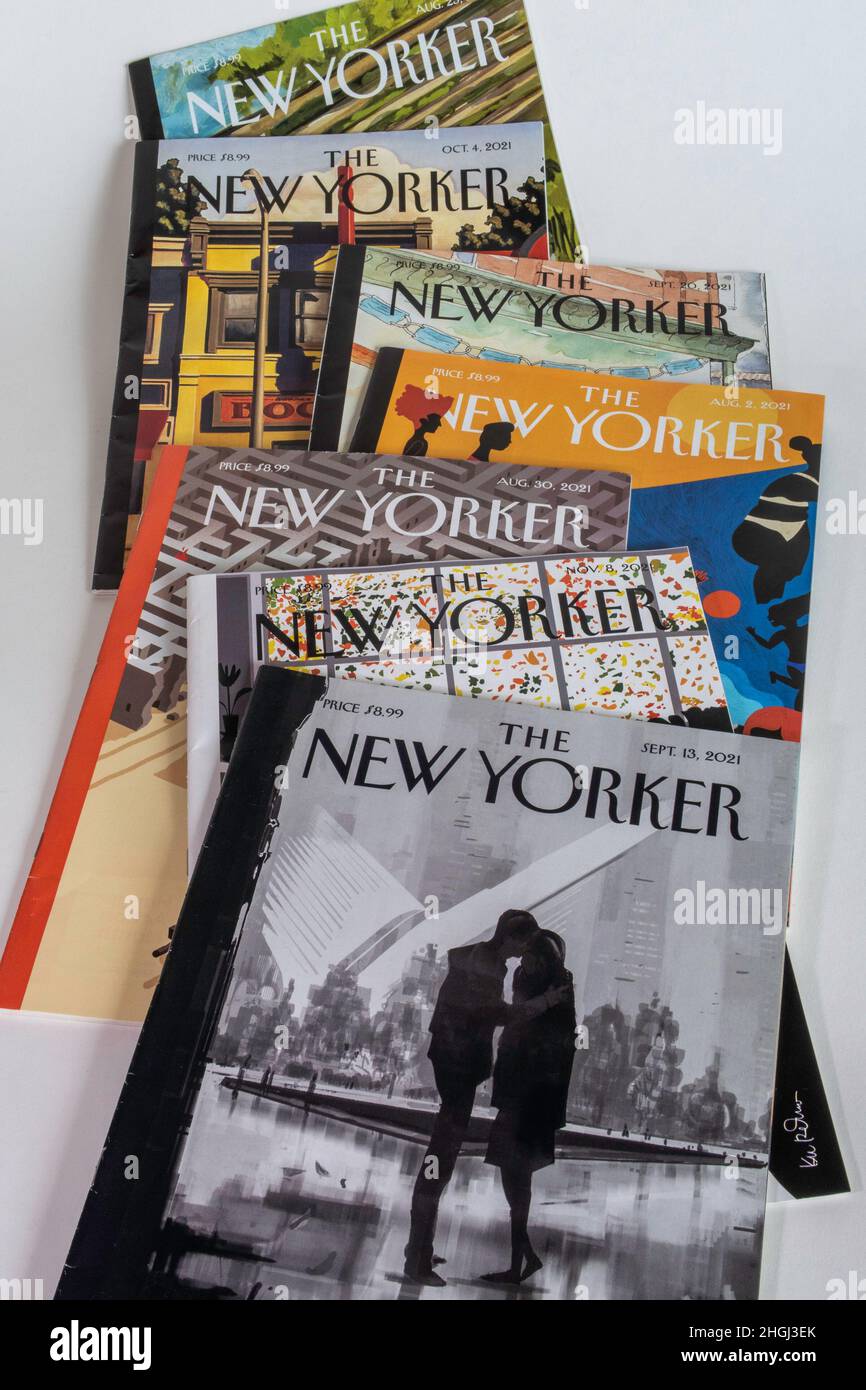 2021 "The New Yorker" weekly magazine front covers, USA Stock Photo - Alamy