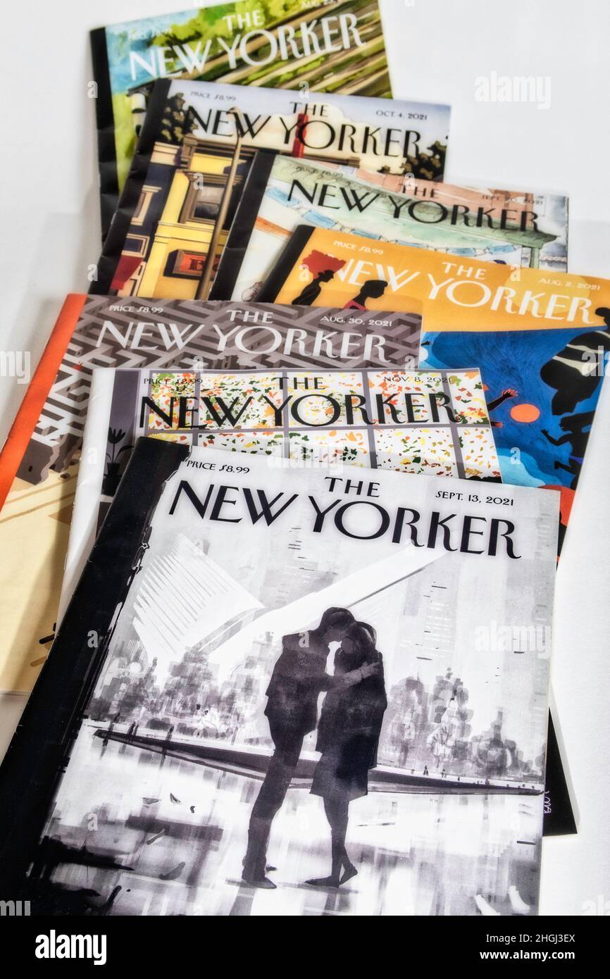 2021 "The New Yorker" weekly magazine front covers, USA Stock Photo - Alamy