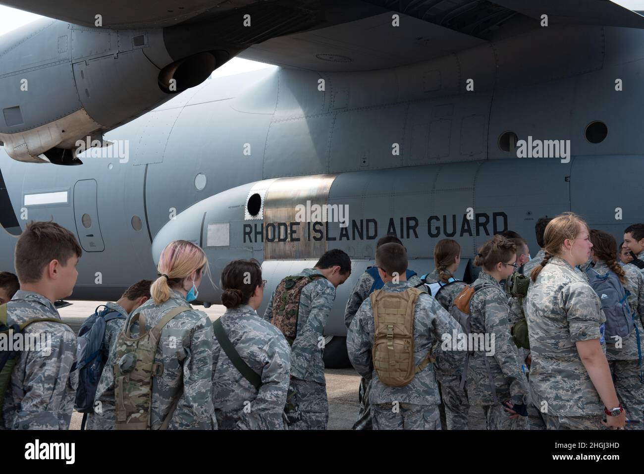 Civil Air Patrol cadets participate in the 2021 Massachusetts Wing ...