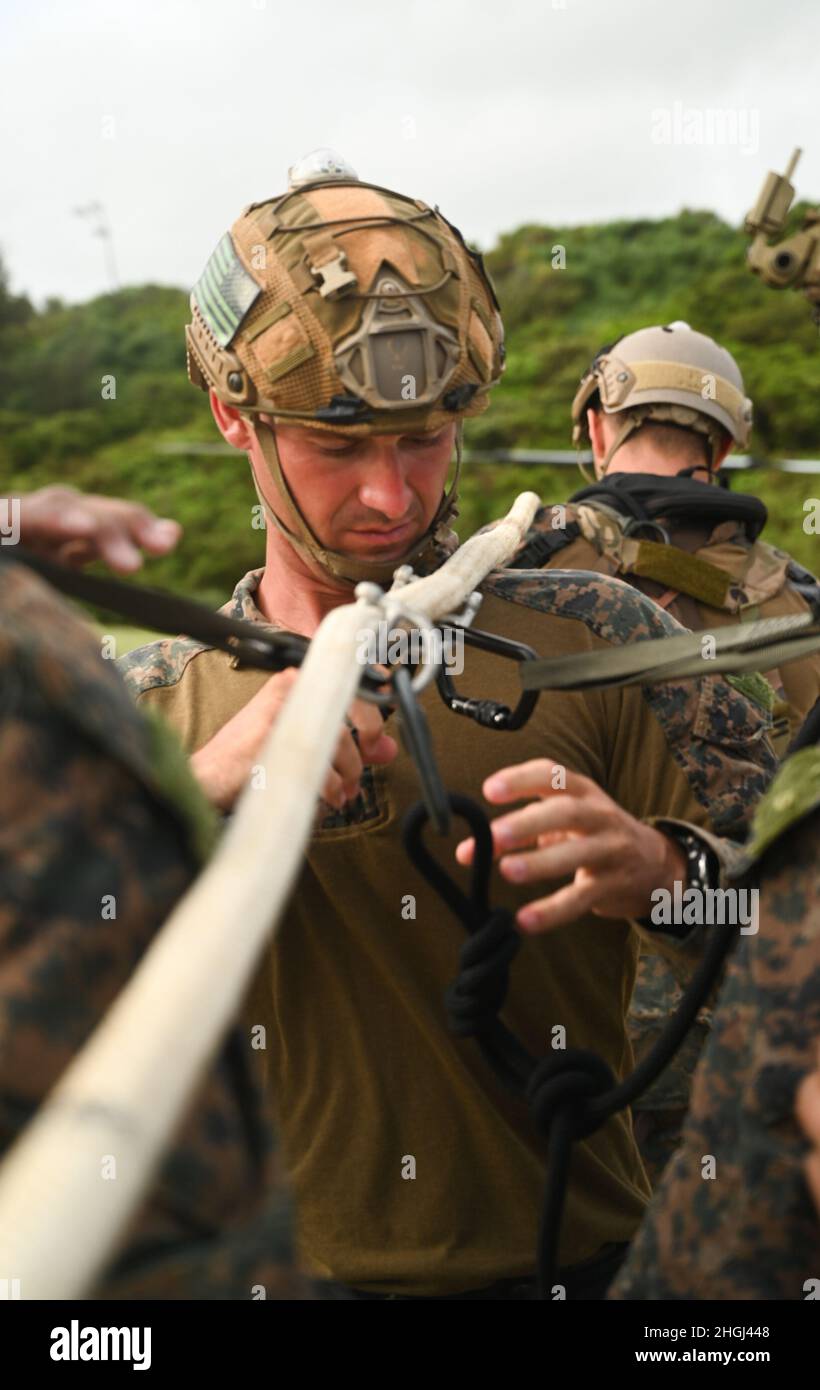 U.S. Marine Corps Capt. Josh Cuyler with 3d Reconnaissance Battalion ...