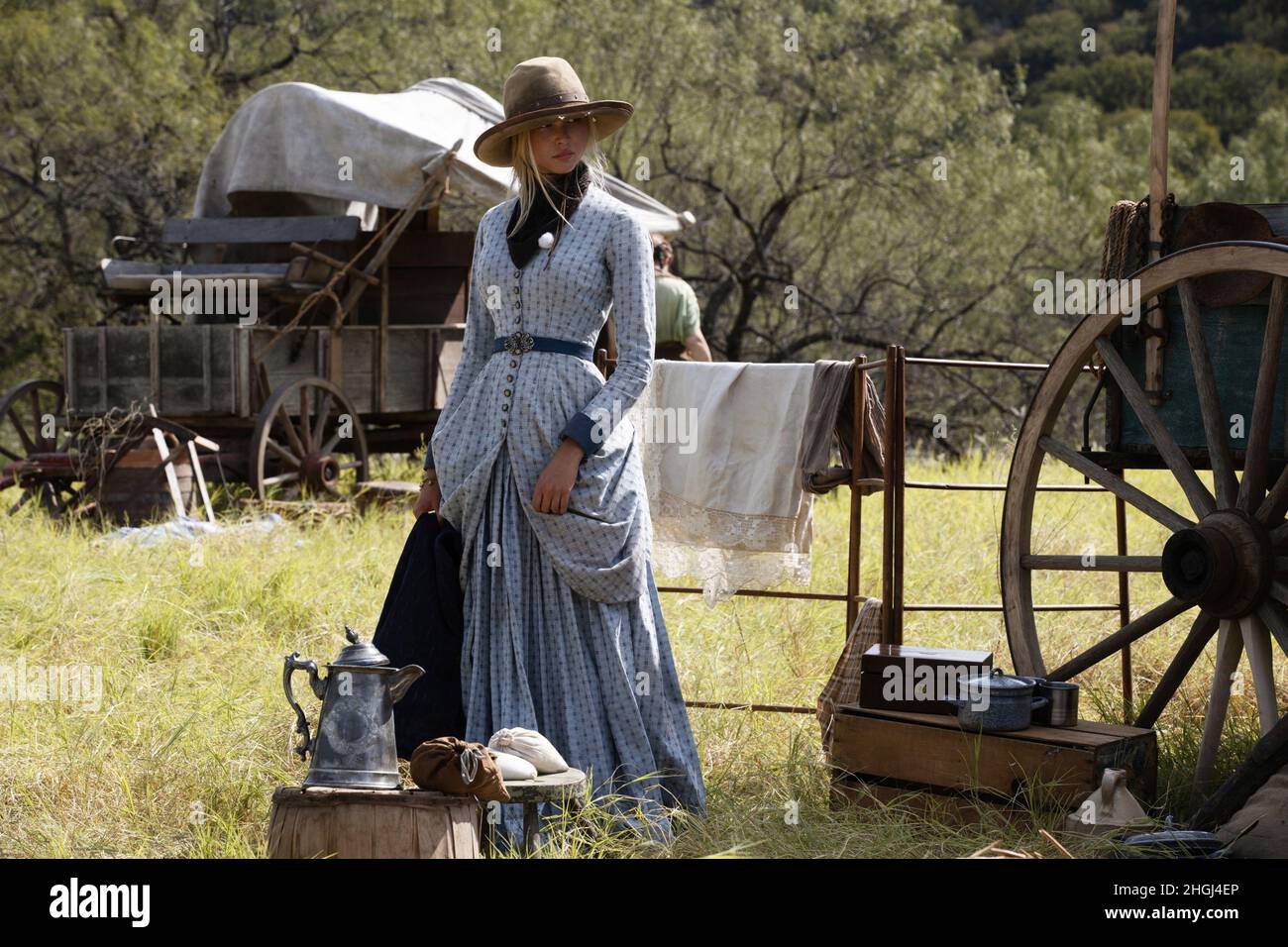 USA. Isabel May in a scene from the (C)Paramount+ new TV series : 1883 ...