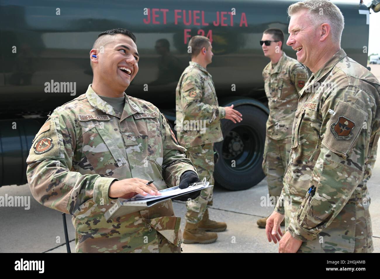 U.S. Air Force Airman 1st Class Jesus Bahena-Castro, 97th Logistics ...