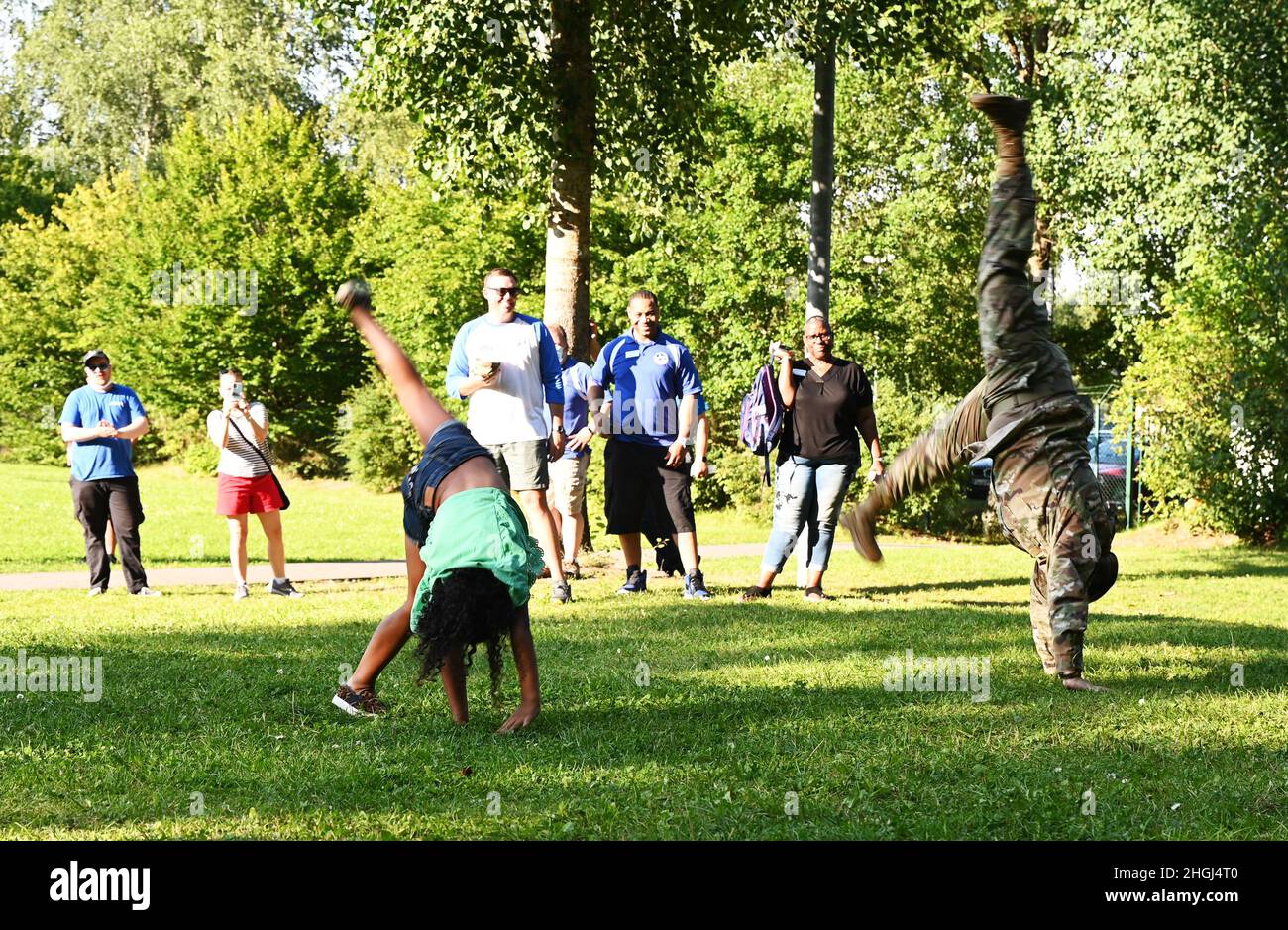 U.S. Air Force Col. Amy Glisson, 86th Mission Support Group commander ...