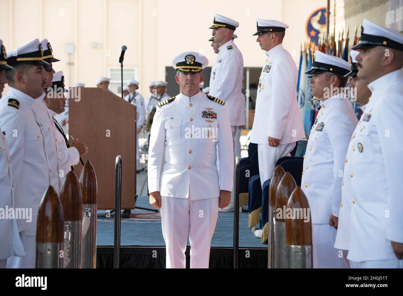 210812-N-EV253-1305 SAN DIEGO (Aug. 12, 2021) – Capt. Sean Rocheleau ...