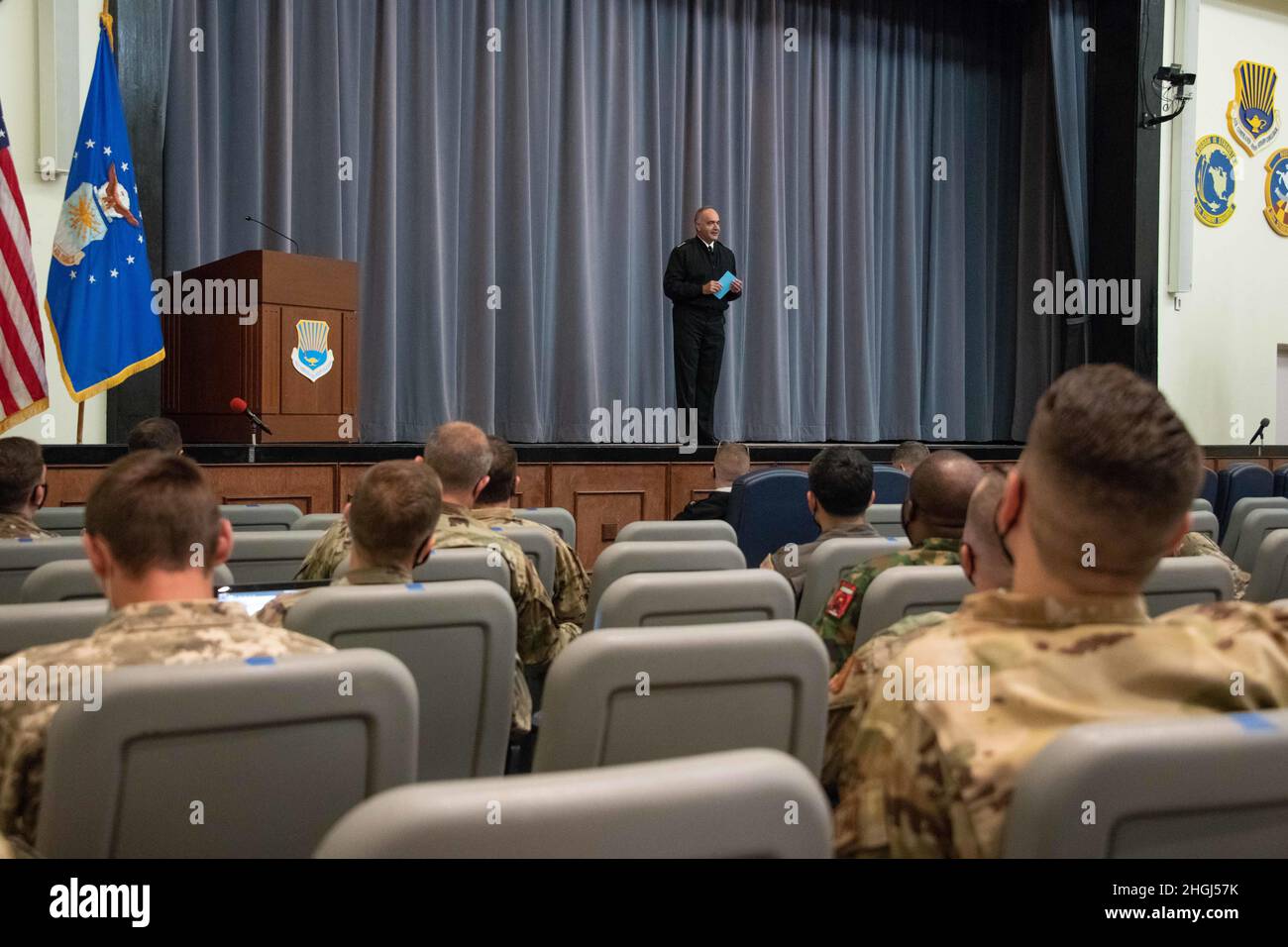 Maxwell AFB, Ala. - U. S. Navy Admiral Charles A. Richard, Commander, U ...