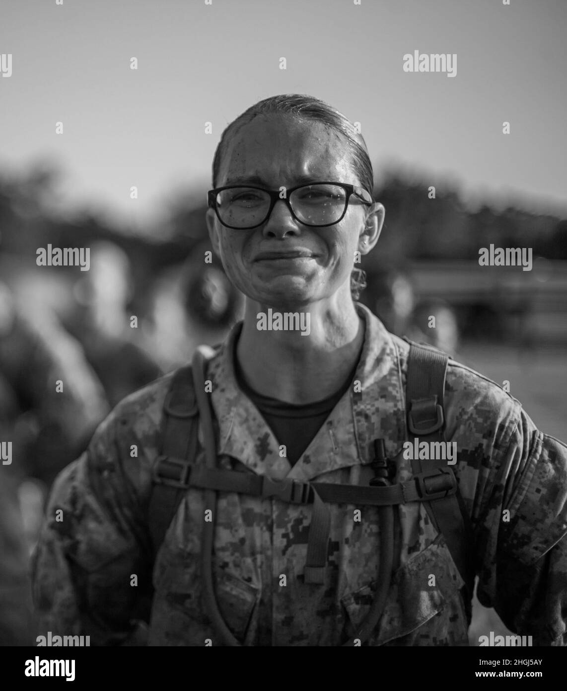 U.S. Marine Corps officer candidates receive their Eagle, Globe and ...
