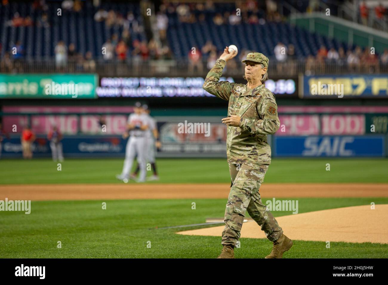 U.S. Air Force Maj. Gen. Sherrie McCandless, commanding general ...