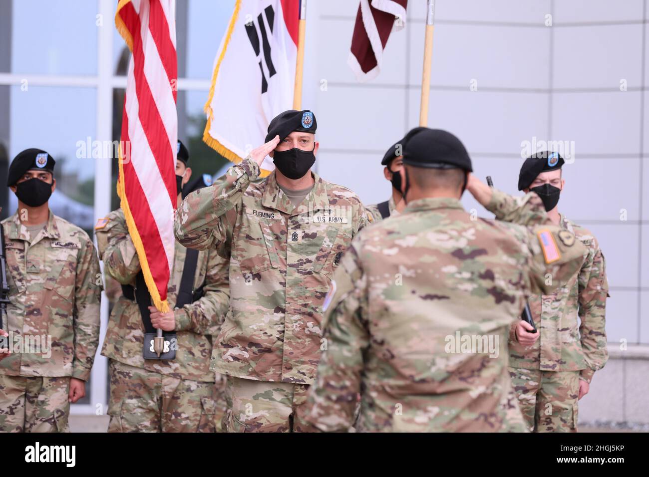 1st. Sgt. Jesse Fleming, the new 502nd Field Hospital Senior Enlisted ...