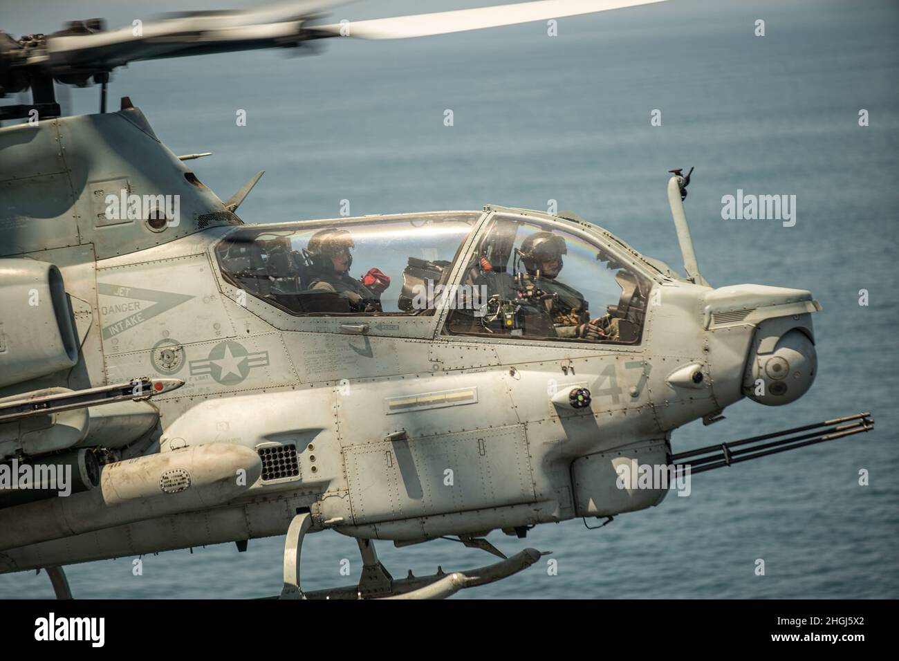 PACIFIC OCEAN (Aug. 13, 2021) A U.S. Marine Corps AH-1Z Viper assigned ...