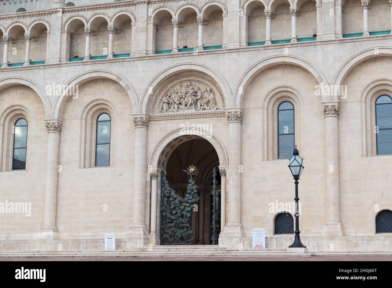 Pécs Cathedral gate in city of Pecs Hungary Europe Stock Photo - Alamy