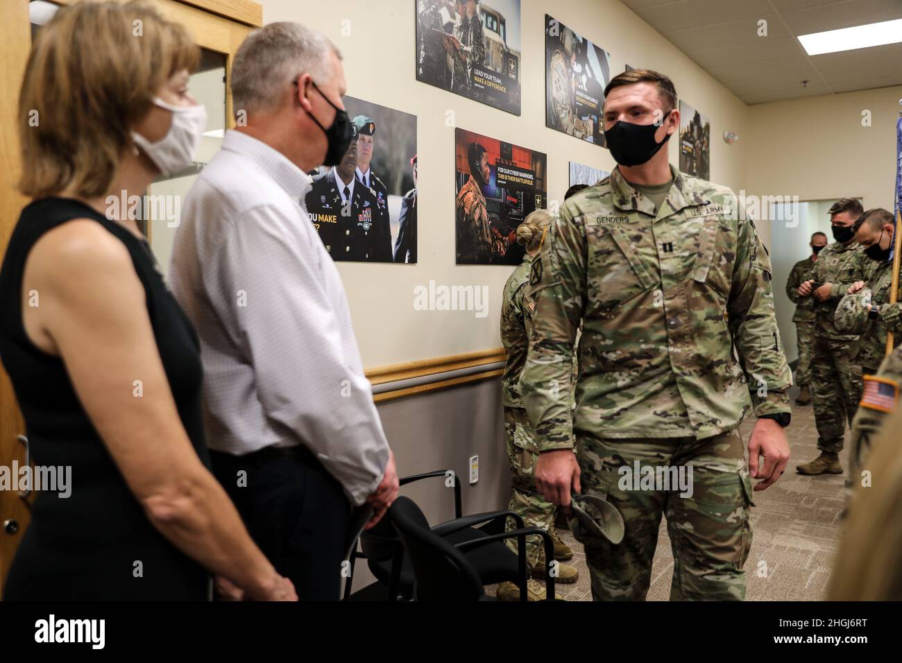 Capt. Leonard Genders, commander of United States Army Recruiting ...