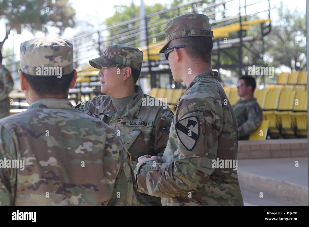 Staff Sgt. Samantha Caldwell, protocol noncommissioned officer with 1st ...