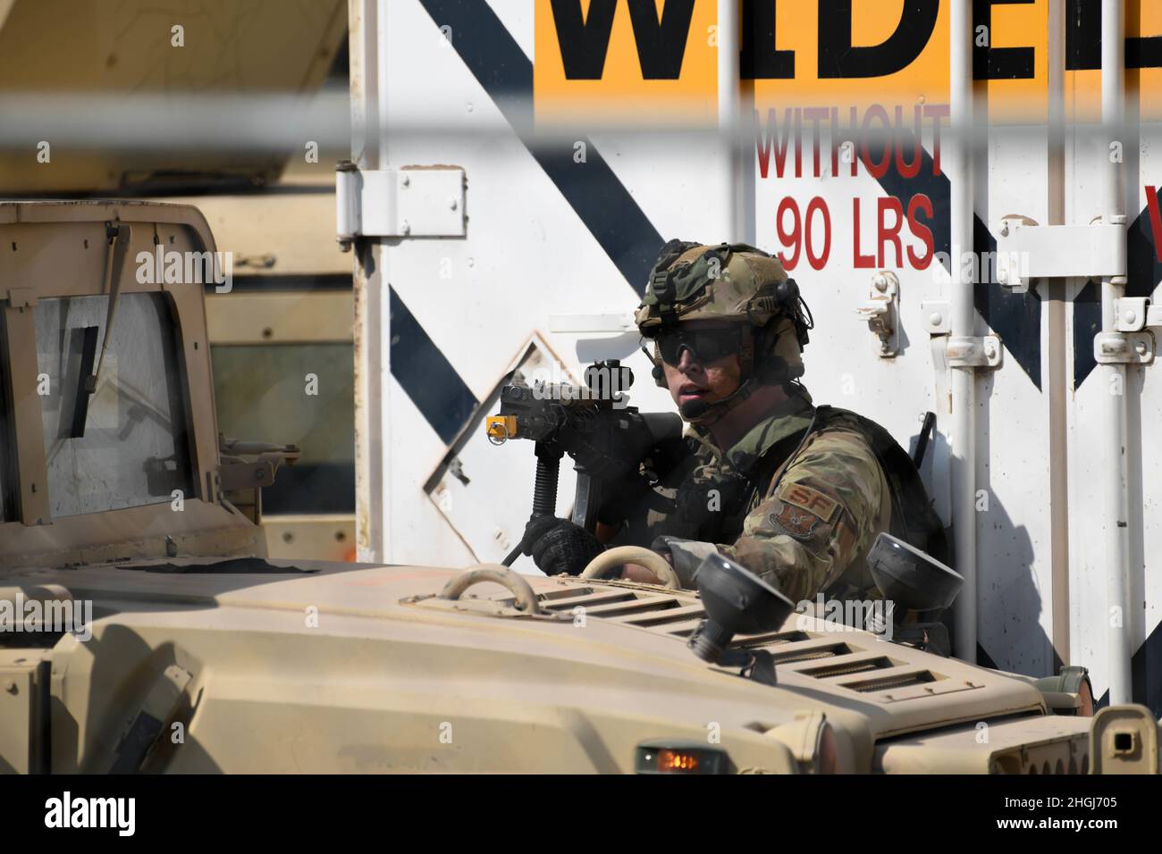 Airmen assigned to the 91st Missile Security Operations Squadron, Minot ...