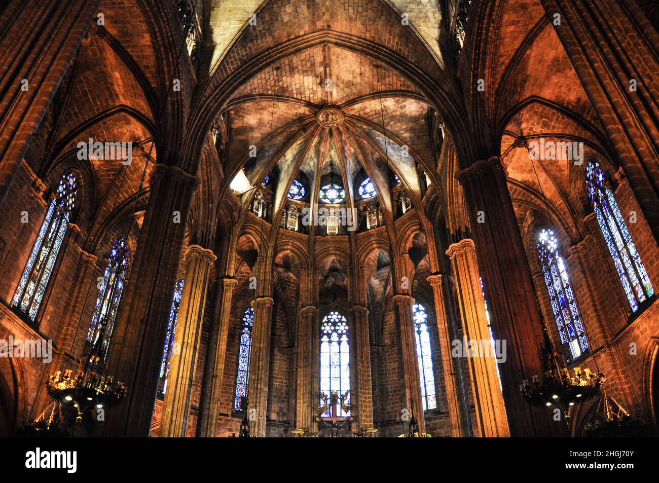 Barcelona city centre Stock Photo - Alamy