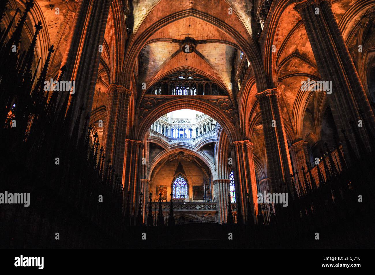 Barcelona city centre Stock Photo - Alamy