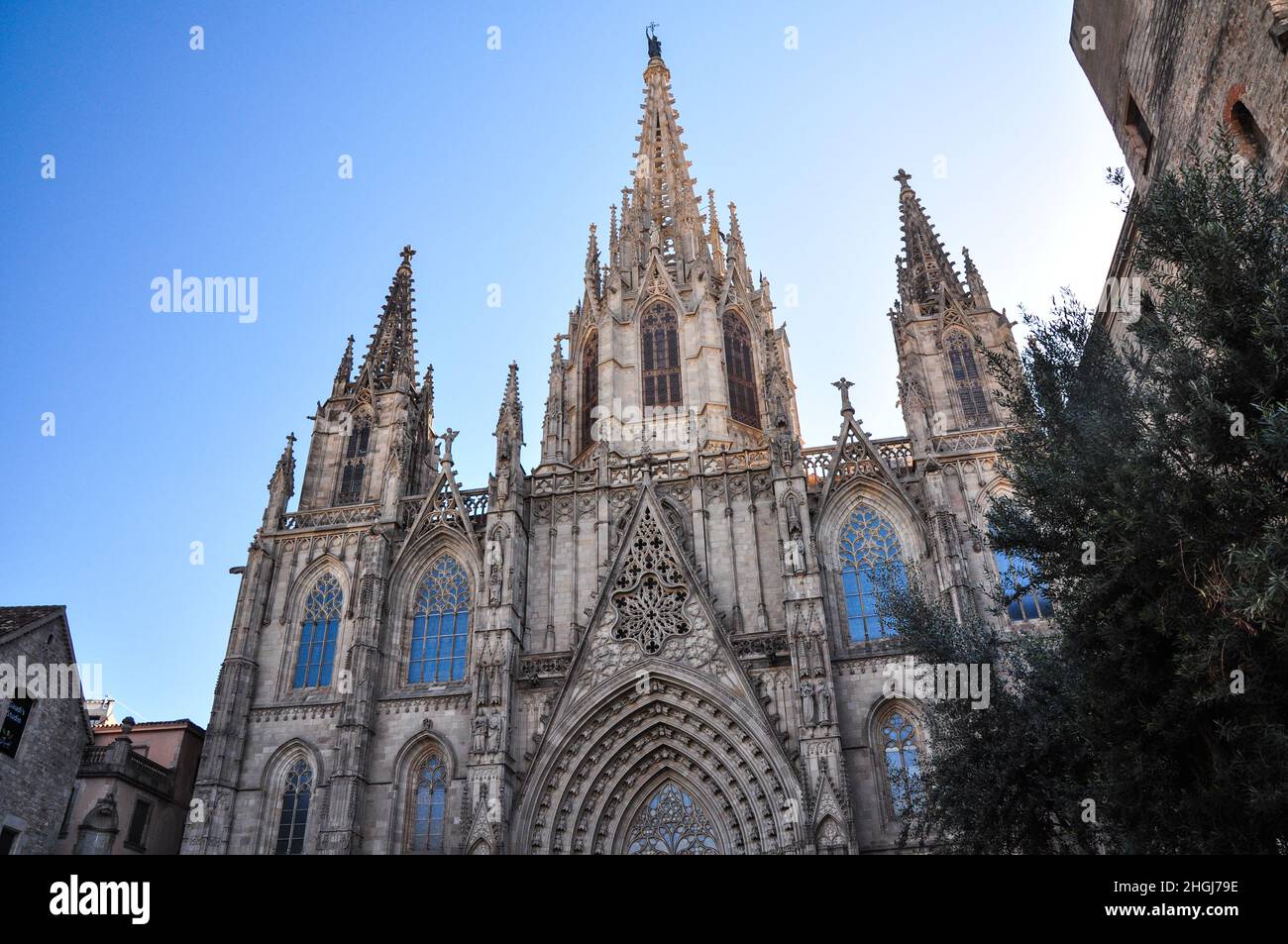Barcelona city centre Stock Photo - Alamy