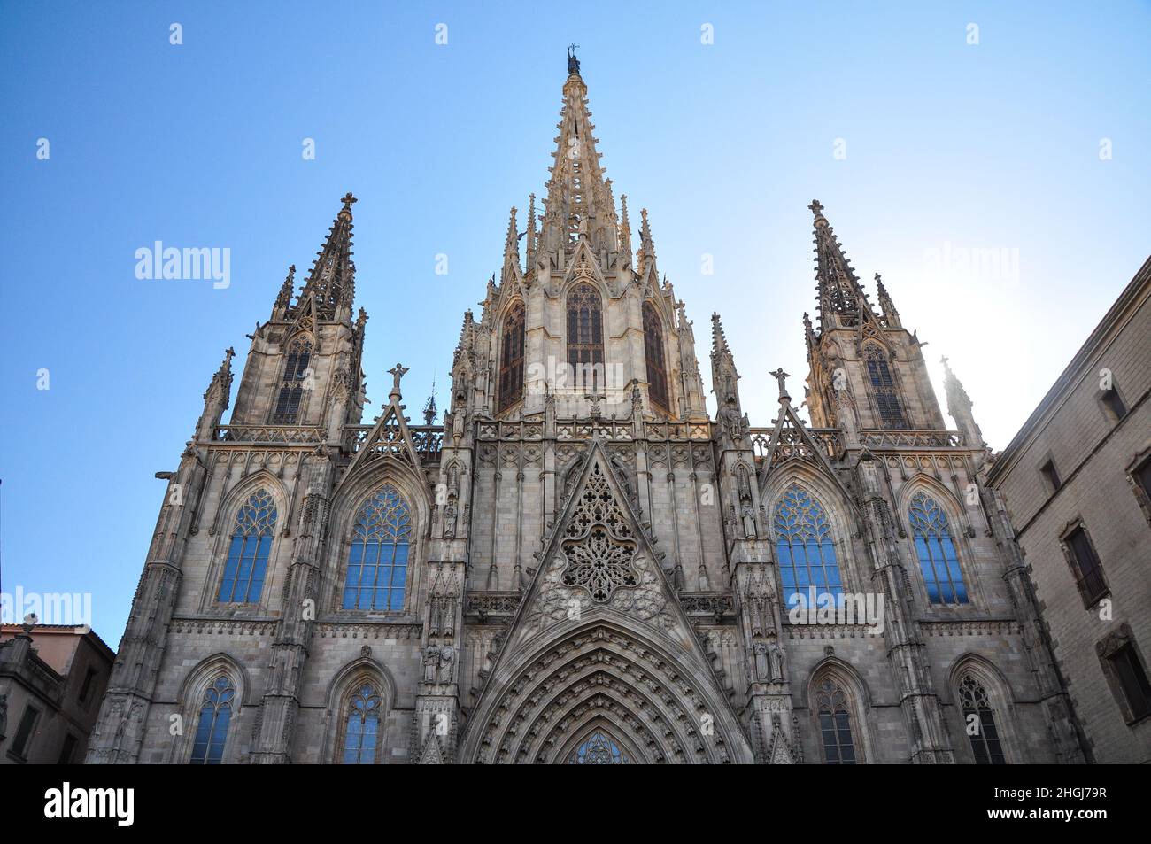 Barcelona city centre Stock Photo - Alamy