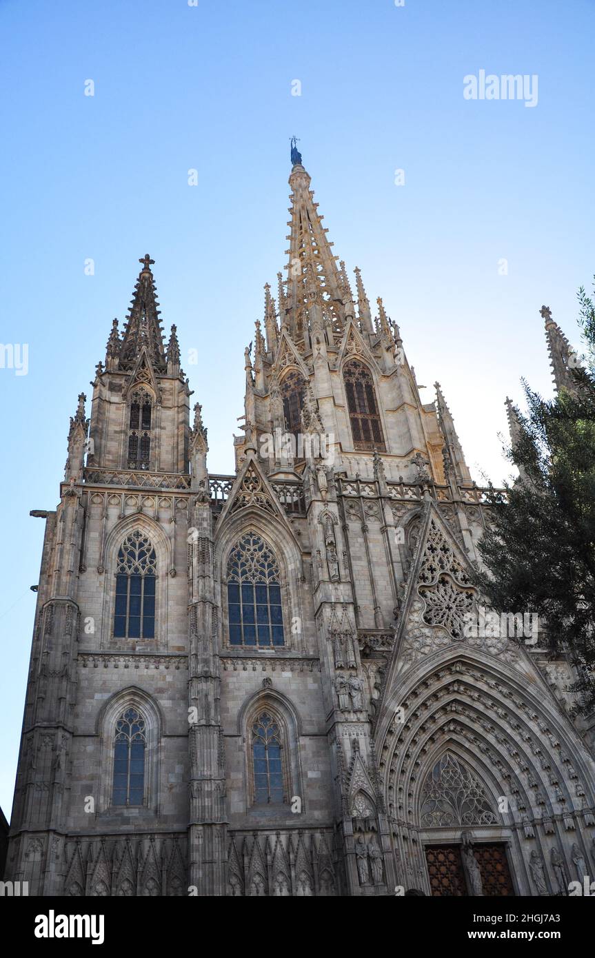 Barcelona city centre Stock Photo - Alamy