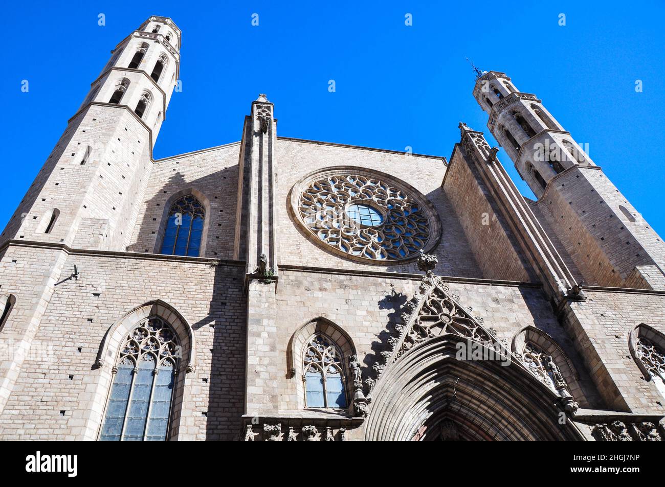 Barcelona city centre Stock Photo - Alamy