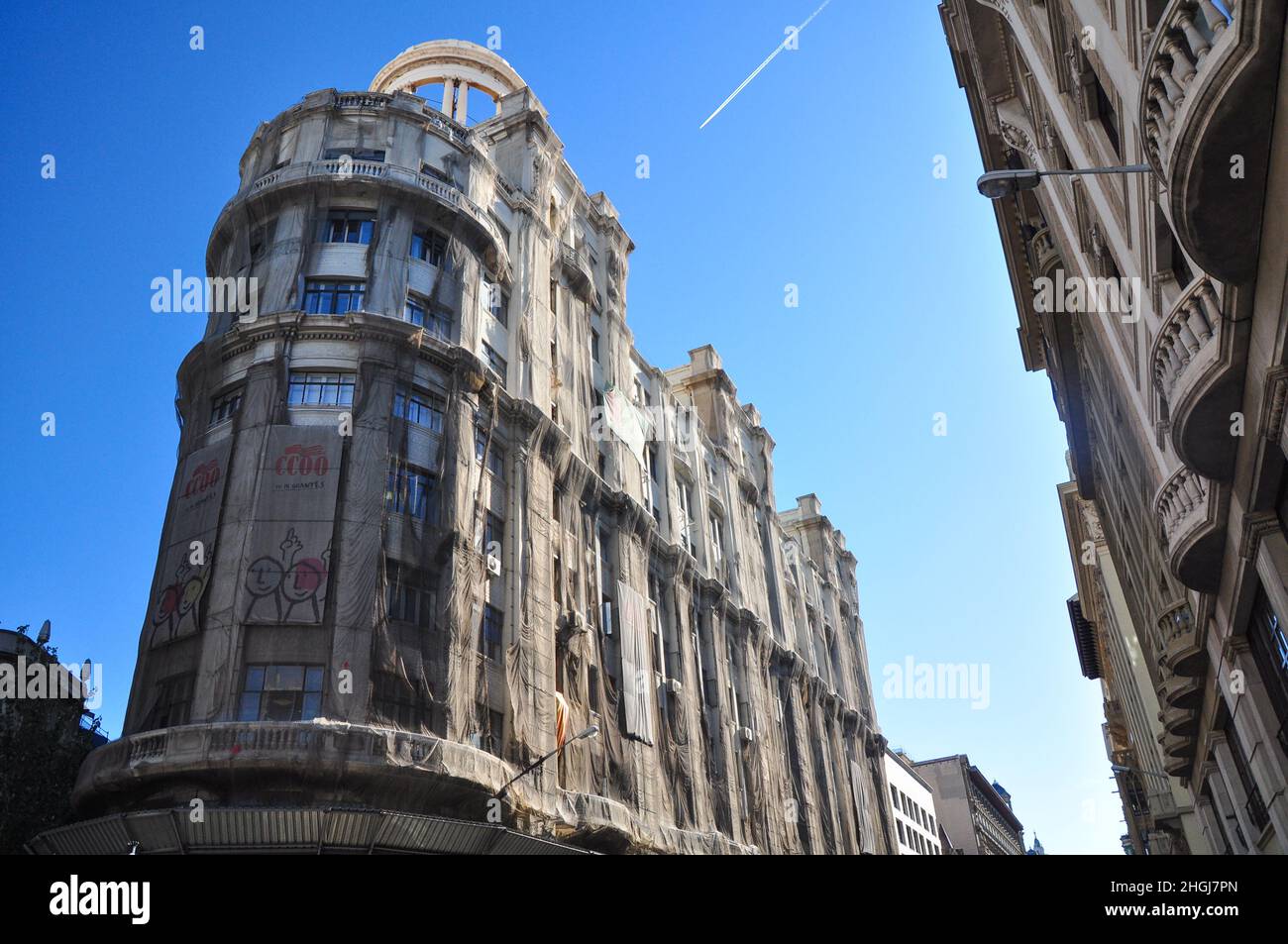 Barcelona city centre Stock Photo - Alamy