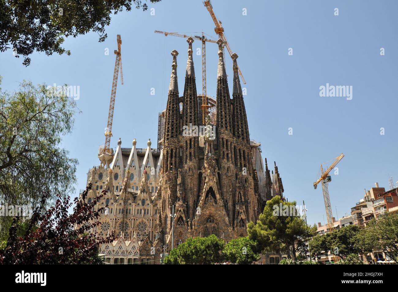 Barcelona city centre Stock Photo - Alamy