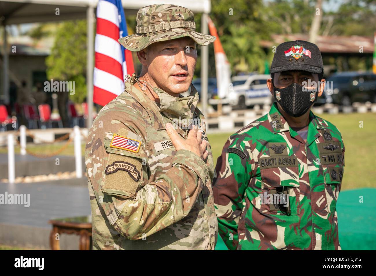 U.S. Army Brigadier Gen. Joseph Ryan, commanding general of the 25th ...