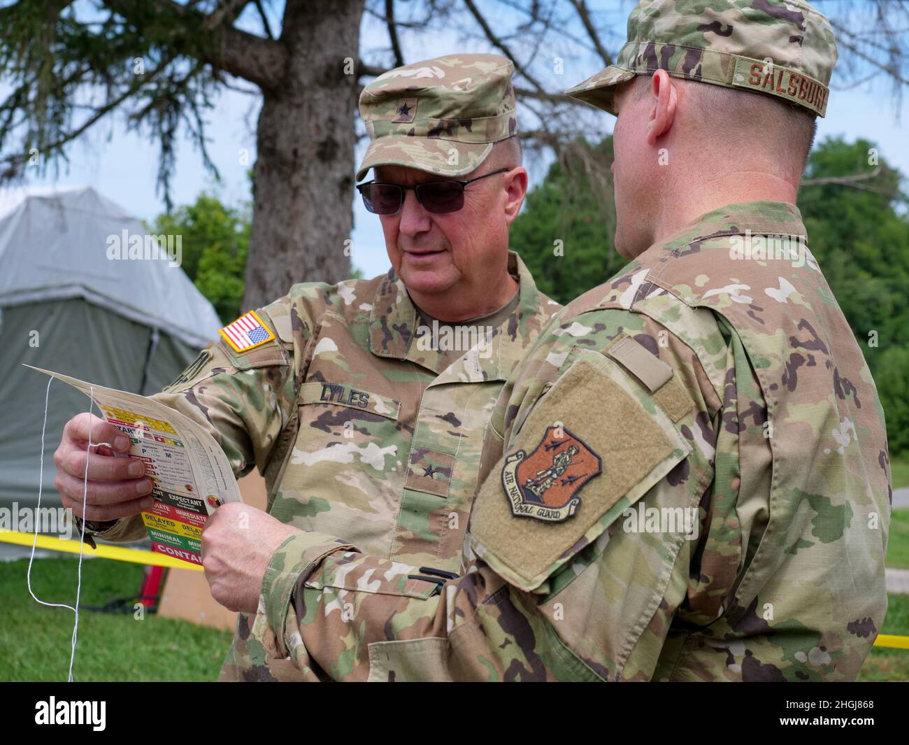 Indiana's Adjutant General Brig. Gen. Dale Lyles discuses mission plans ...