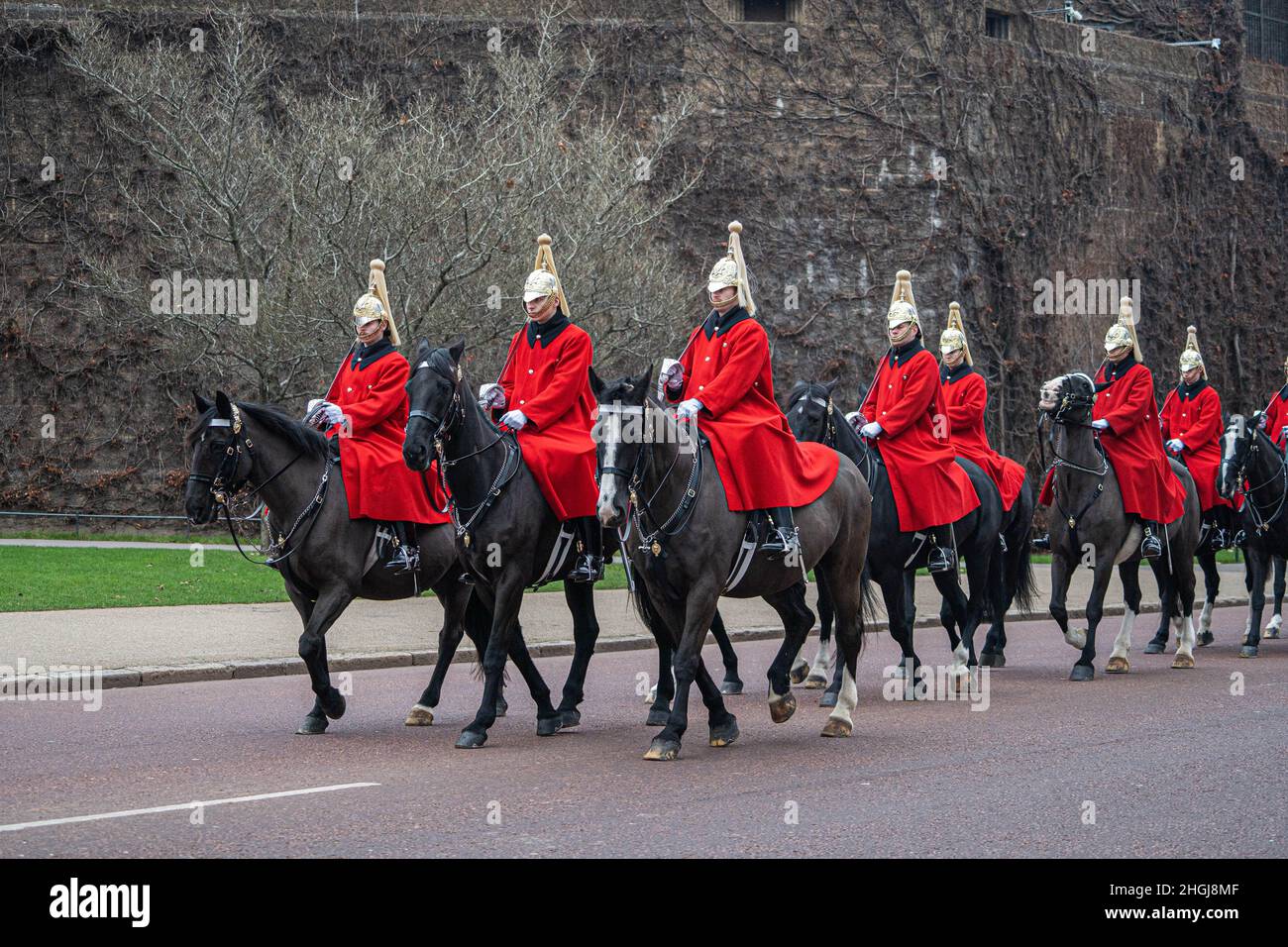 Lifeguards regiment of the Household Cavalry, London, UK Stock Photo ...