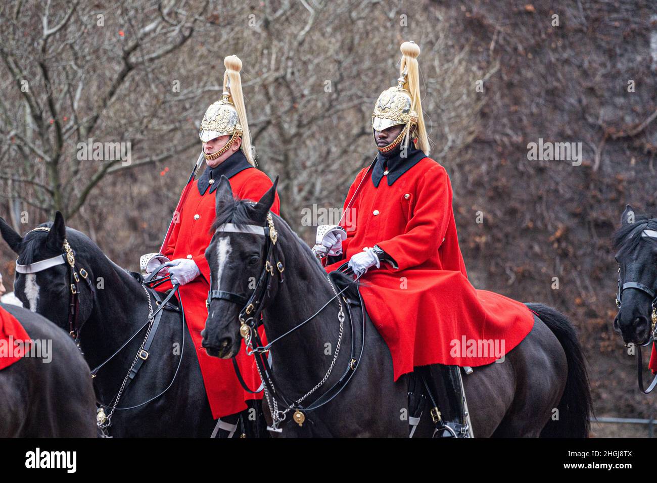 Lifeguards regiment of the Household Cavalry, London, UK Stock Photo ...