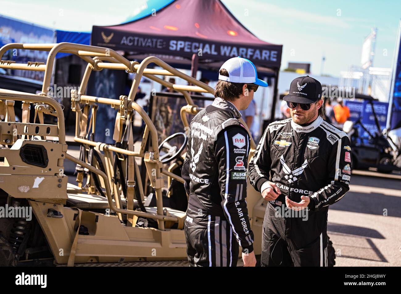 (From left) Erik Jones, Richard Petty Motorsports, and Conor Daly, Eric ...