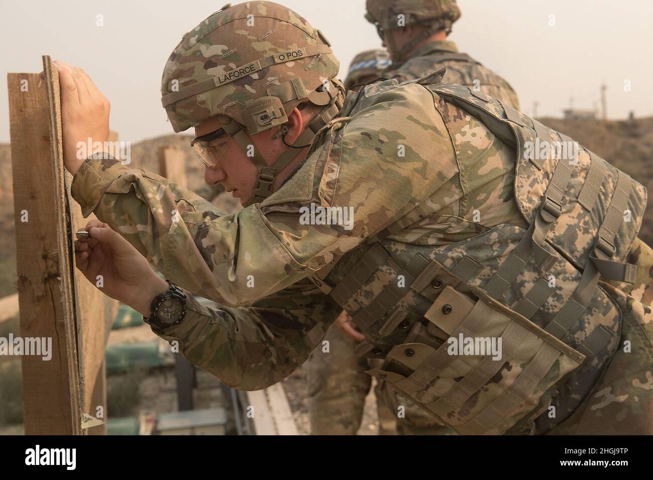 During the first days on the Orchard Combat Training Center, weapons ...