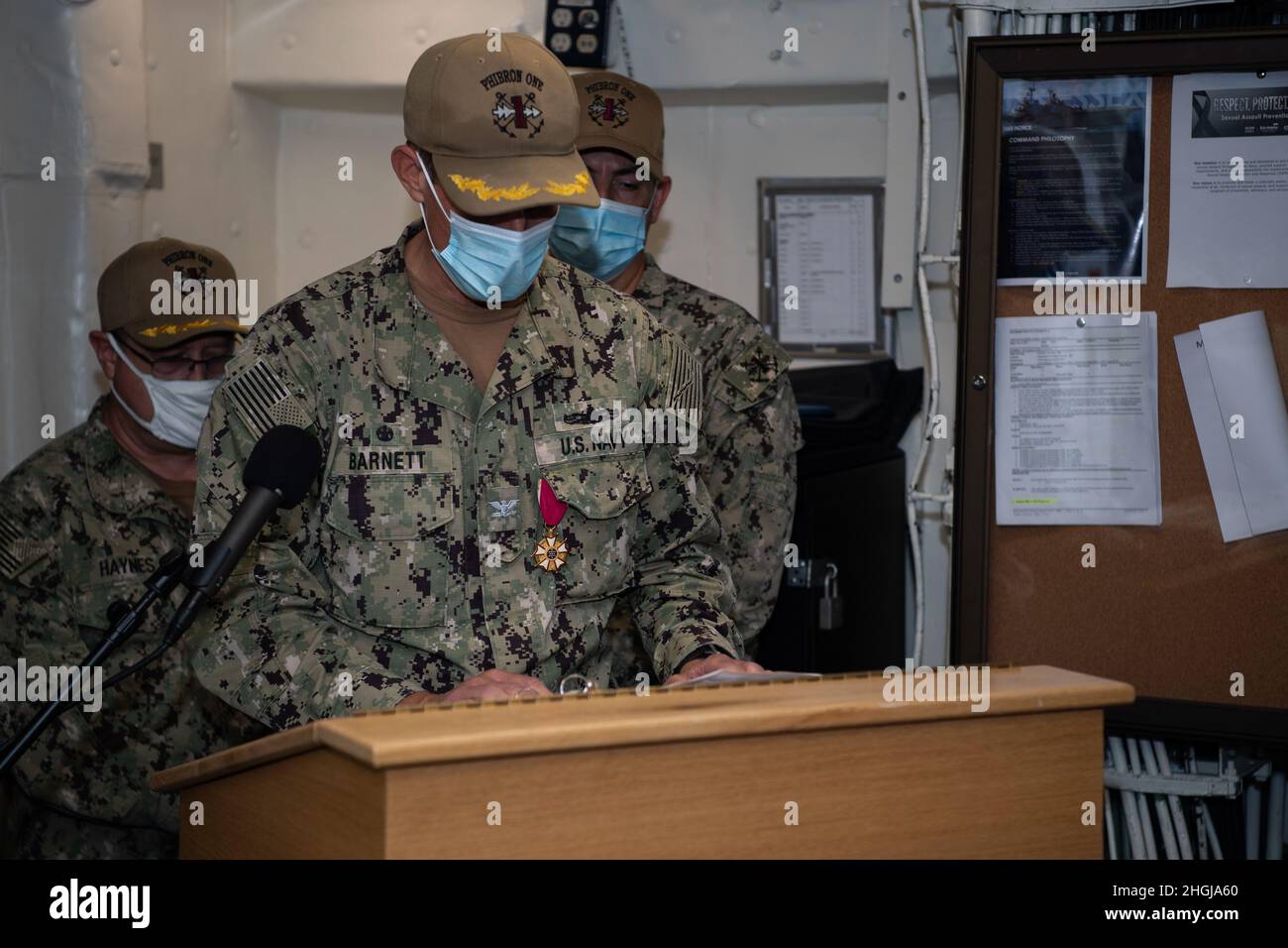 PACIFIC OCEAN (August 15, 2021) Capt. John Barnett, commodore of ...