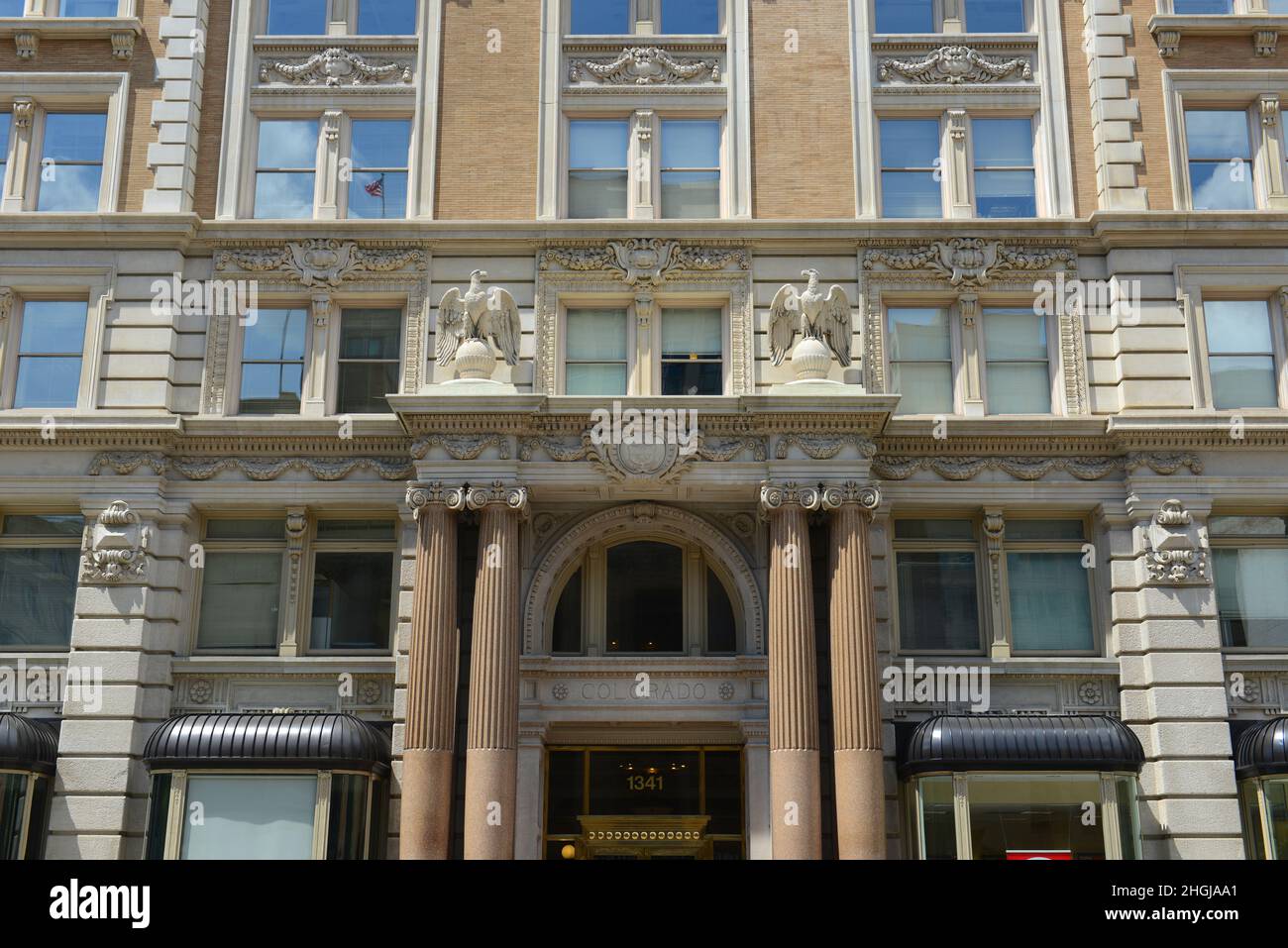 Colorado Building at 1341 G Street NW in Washington DC, USA Stock Photo ...
