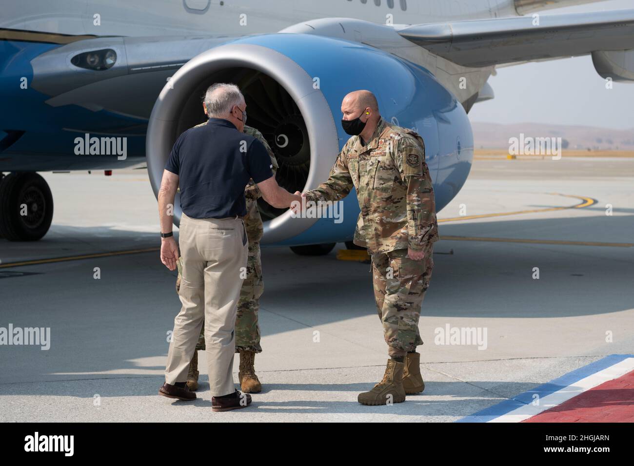 U.S. Air Force Chief Master Sgt. Robert Shultz, 60th Air Mobility Wing ...