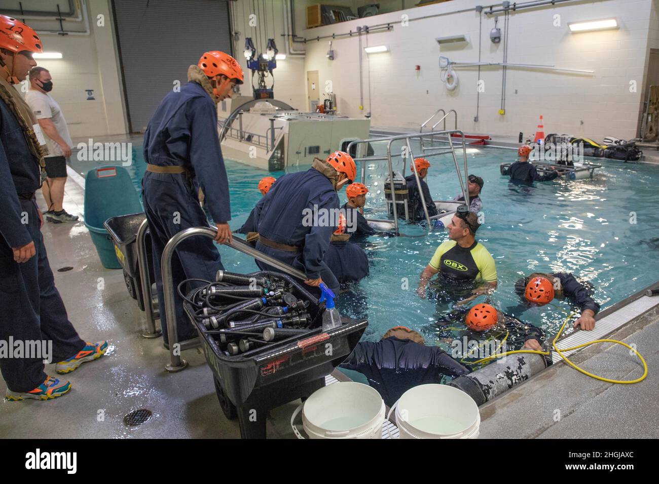U.S. Marines with 2nd Landing Support Battalion, Combat Logistics ...