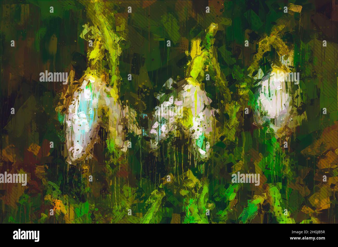 Nature Landscape Scenic Impressionist Painting Van Gogh Style ...