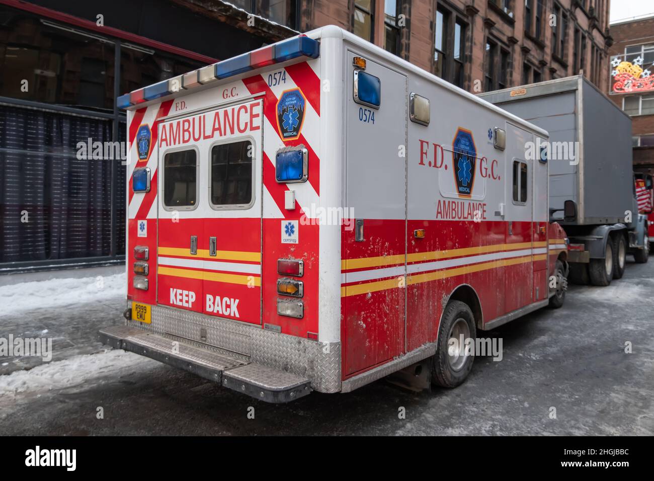 Gotham city fire department hi-res stock photography and images - Alamy