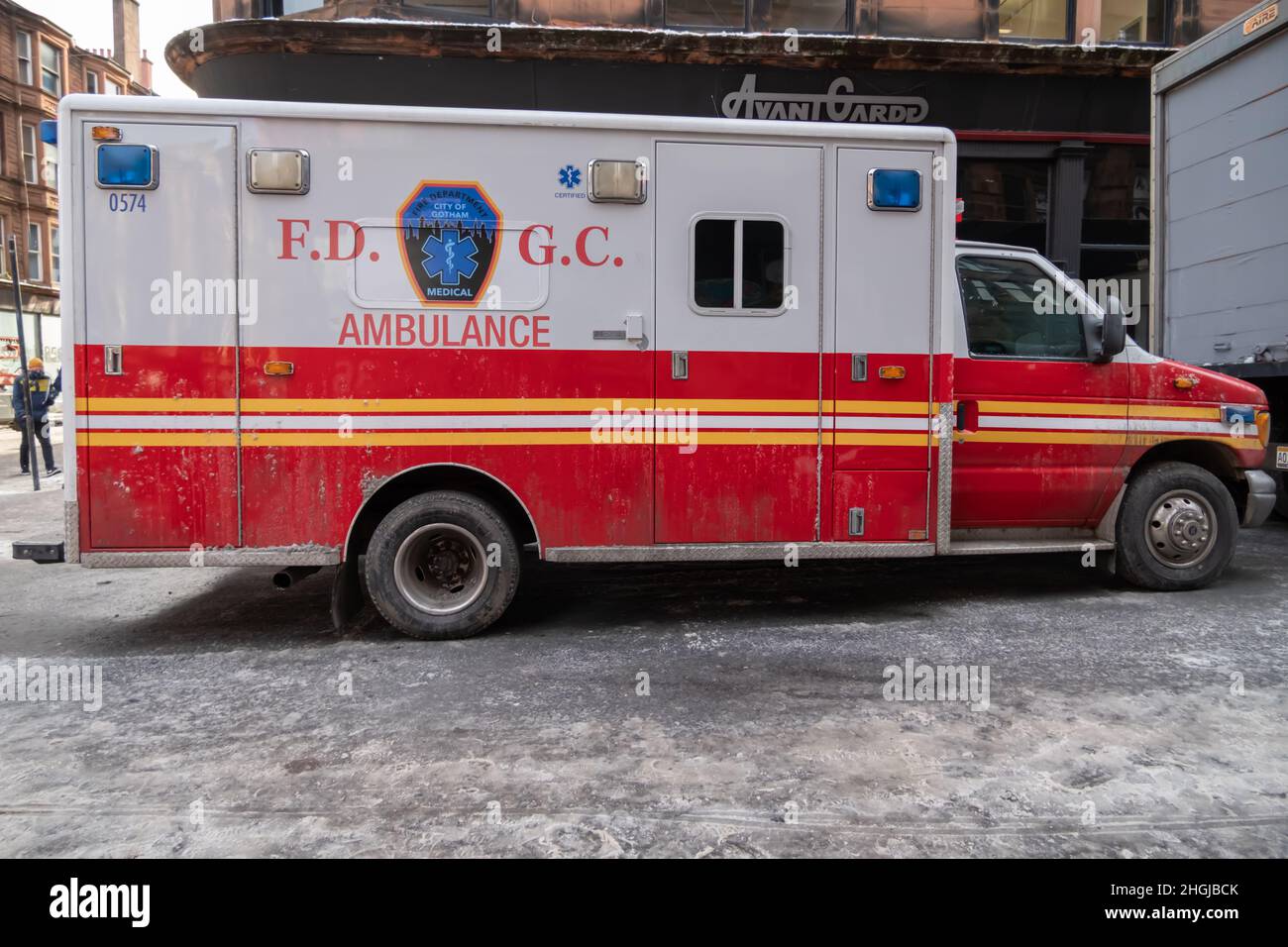 Gotham city fire department hi-res stock photography and images - Alamy
