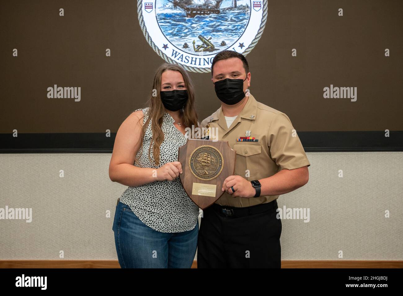 WASHINGTON, DC (Aug. 16, 2021) – Master-at-Arms 3rd Class Randy Harris ...