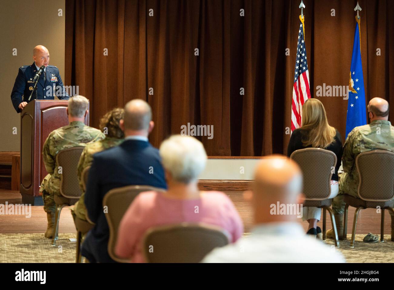 U.S. Air Force Col. Ivan Herwick, 88th Communications Group commander ...