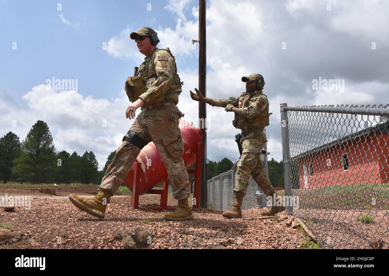 U.S. Air Force Tech. Sgt. Zack Trissell and Staff Sgt. Joshua Williams ...
