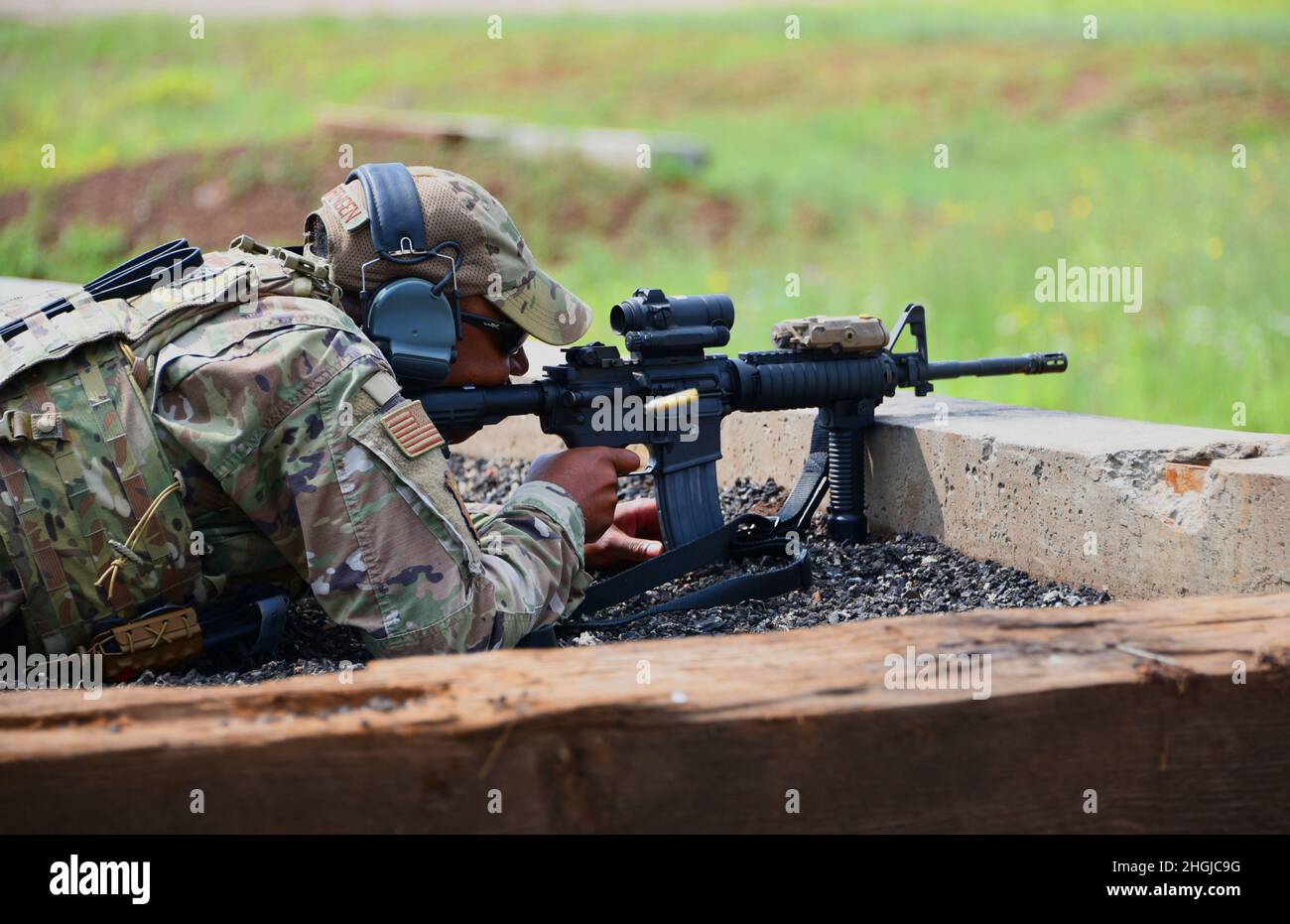 Prone firing position hi-res stock photography and images - Alamy
