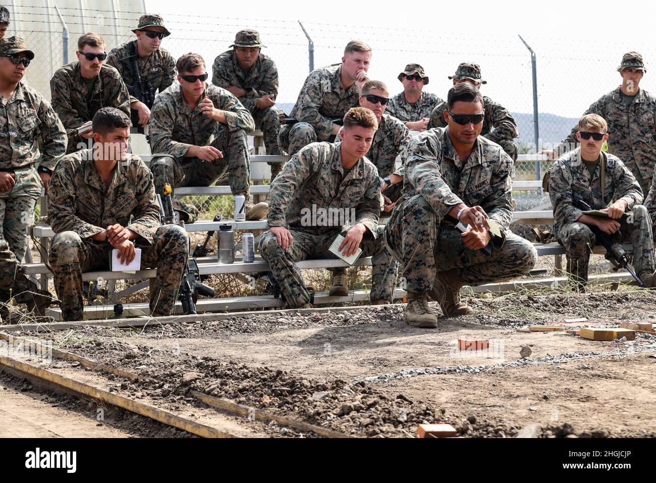 U.S. Marines with 1st Battalion, 5th Marines, 1st Marine Division ...