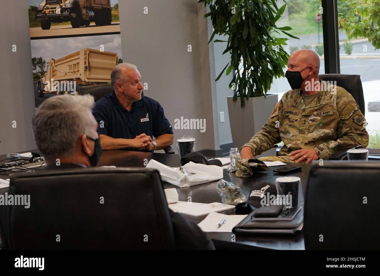 (Right) Maj. Gen. Mark J. Schindler, Adjutant General of Pennsylvania ...