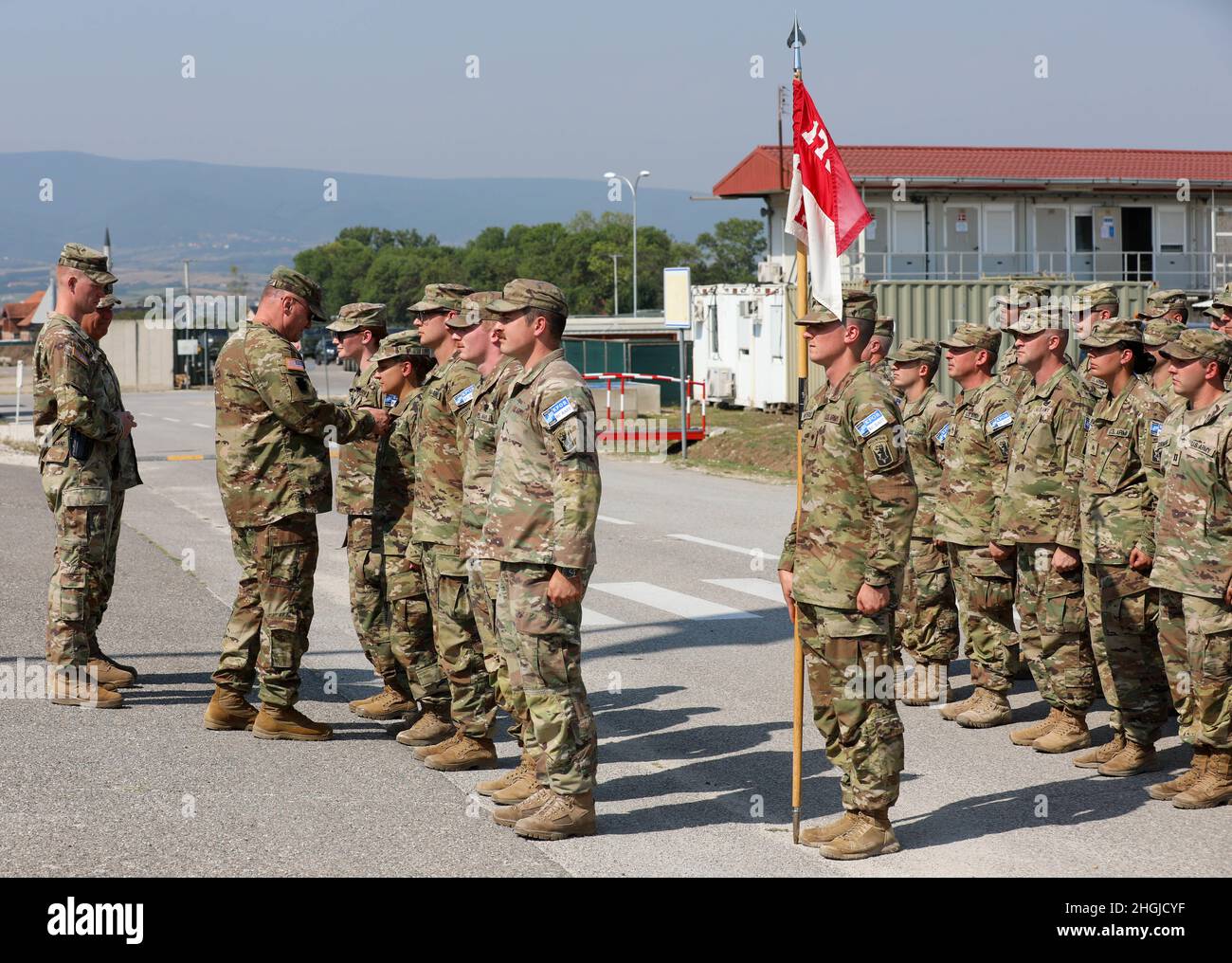 Brig. Gen. Gregory Knight, Vermont Adjutant General, presents awards to ...