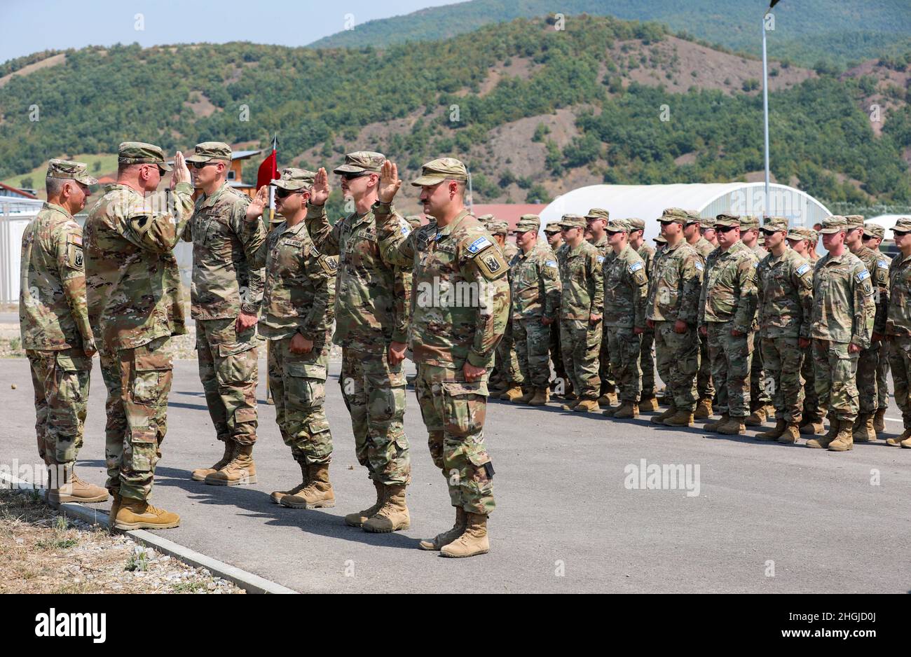 Brig. Gen. Gregory Knight, Vermont Adjutant General, swears in Vermont ...