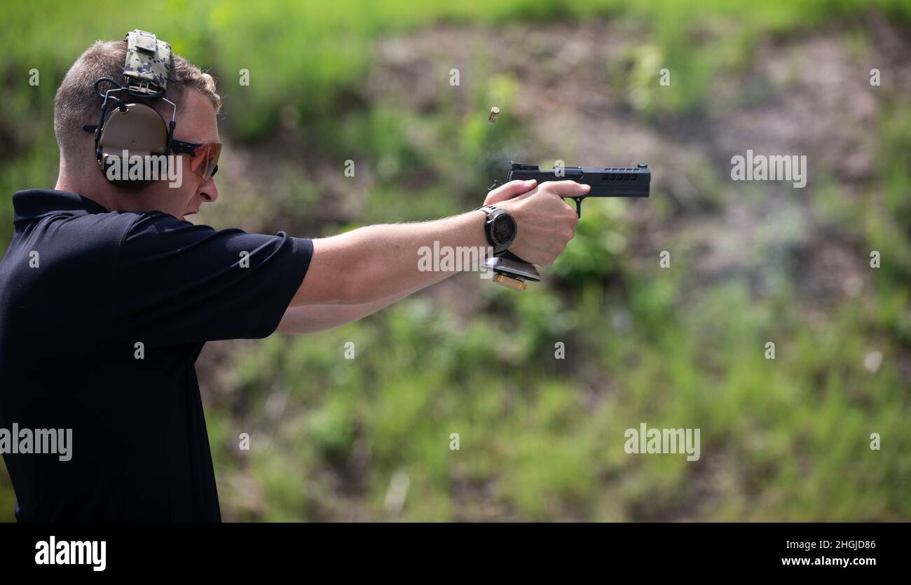 U.S. Marine Corps reservist Sgt. Evan Nichols, metal worker foreman ...