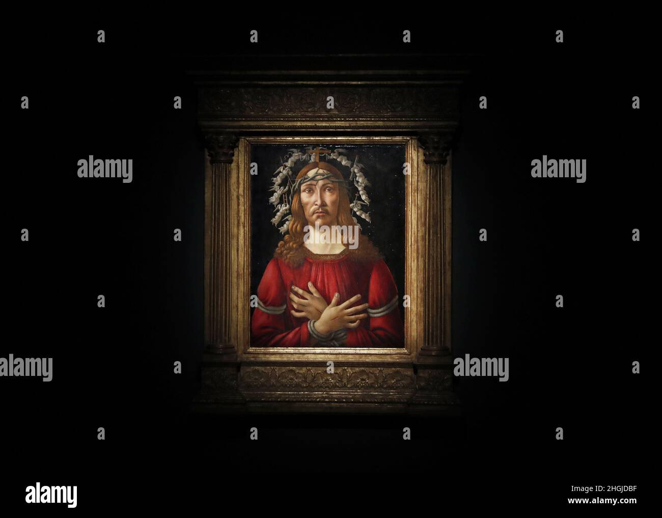 New York, USA. 21st Jan, 2022. 'The Man of Sorrows' by Sandro ...